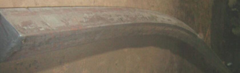 Continuous casting billet defect - serpentine bending